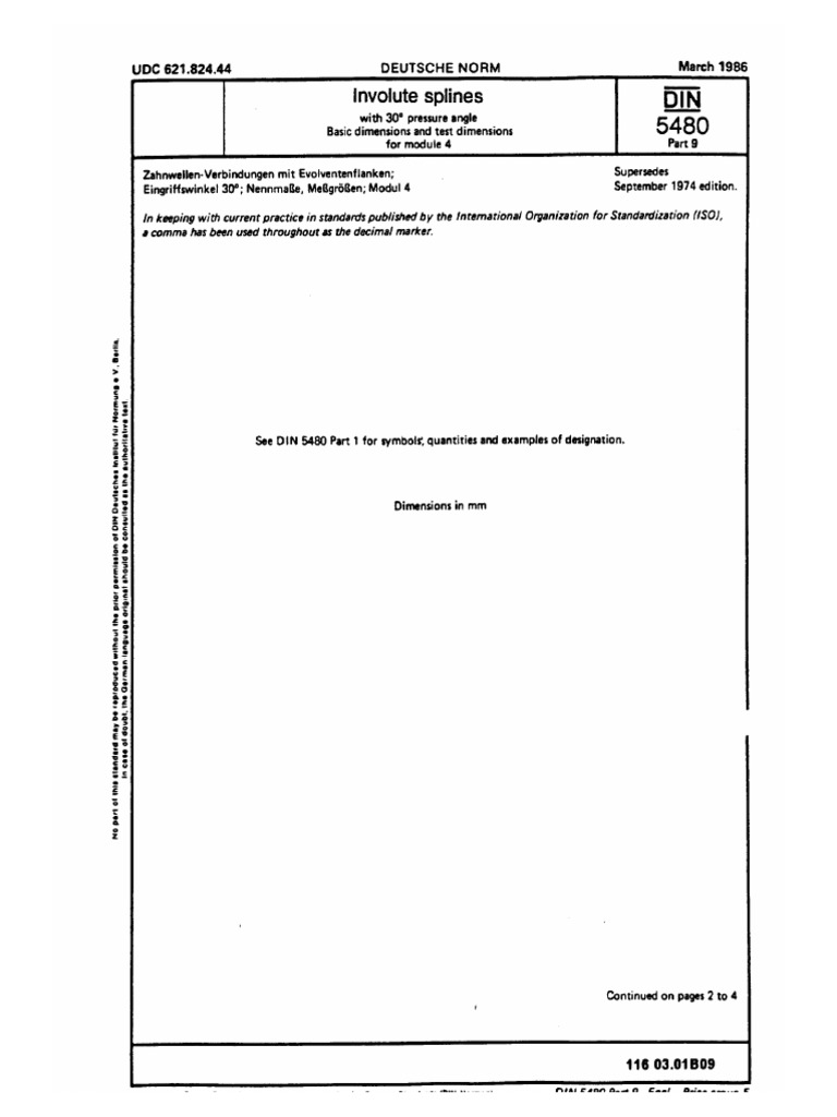 DIN 5480 Part9 | PDF