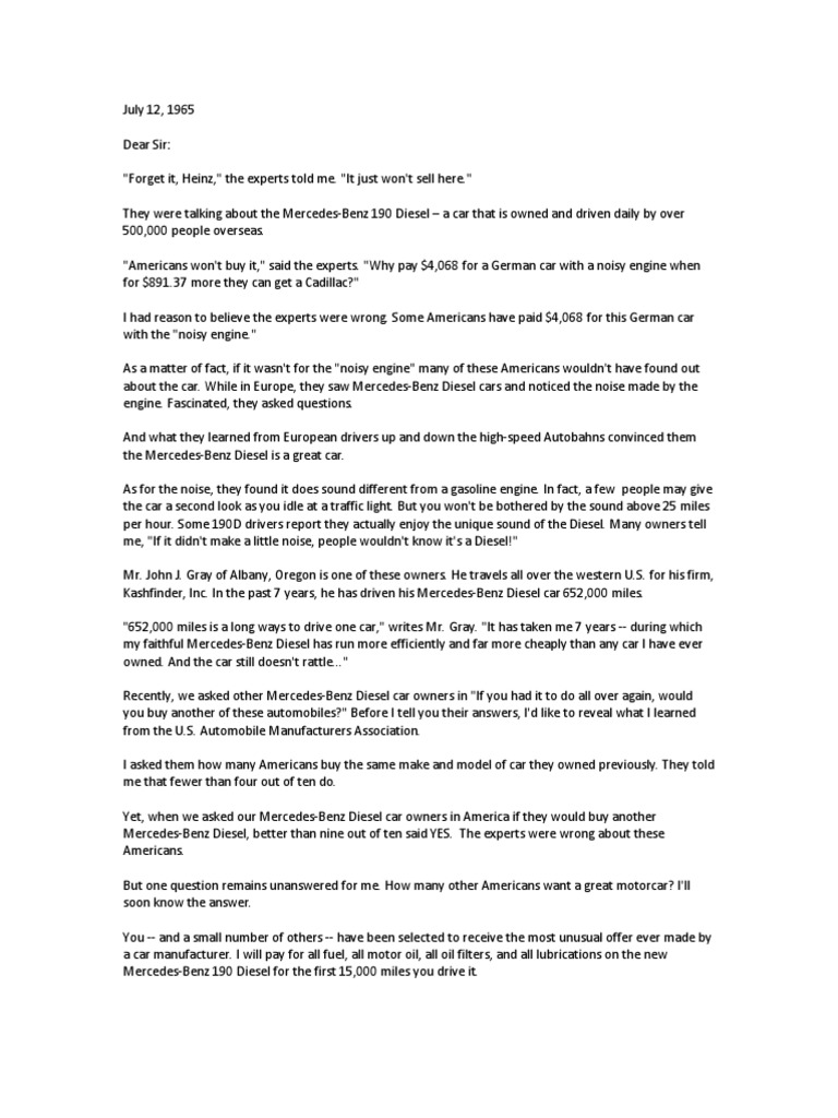 Mclean Mercedes PDF | PDF | Car | Mercedes Benz