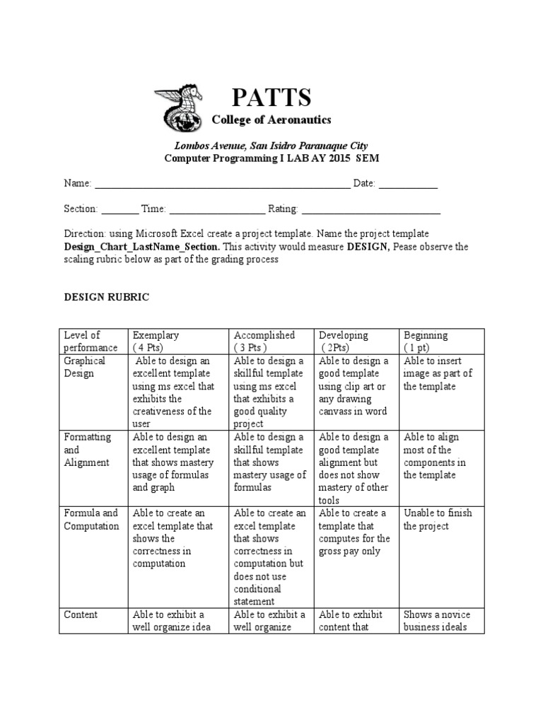 Chart - Design Template | PDF | Microsoft Excel | Computing
