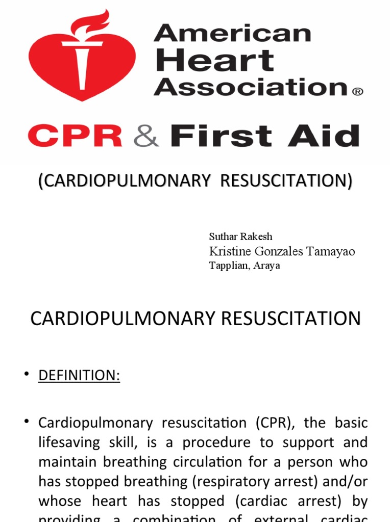 Cardiopulmonary Resuscitation | PDF | Cardiopulmonary Resuscitation ...