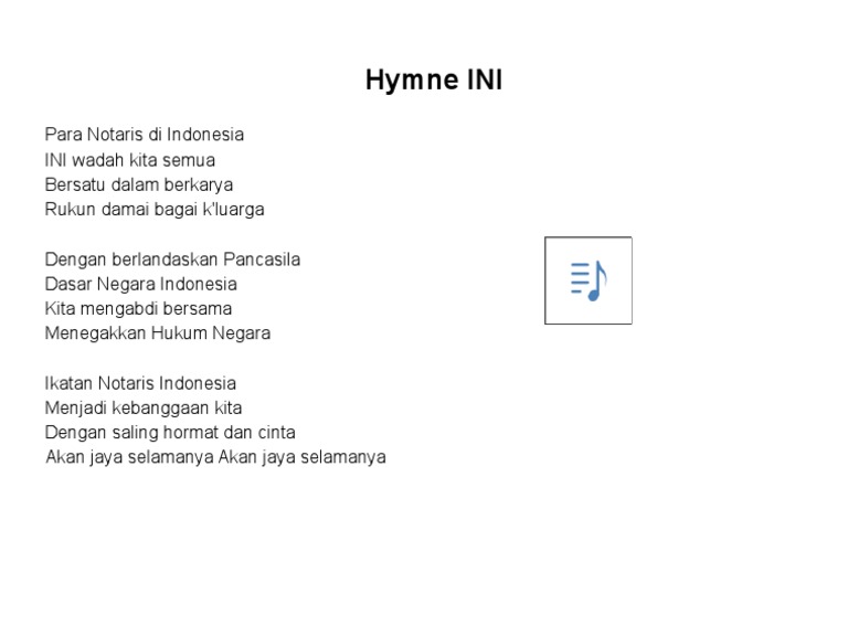 Hymne Ini | PDF