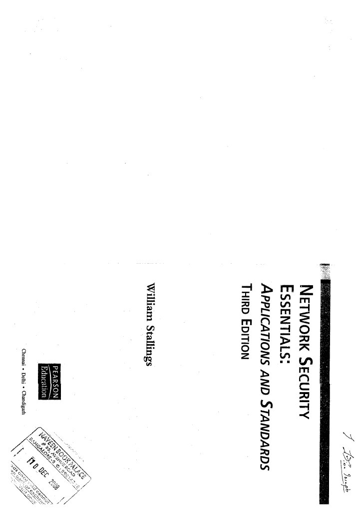 Network Security Essentials-William Stallings | PDF | Teaching Methods & Materials