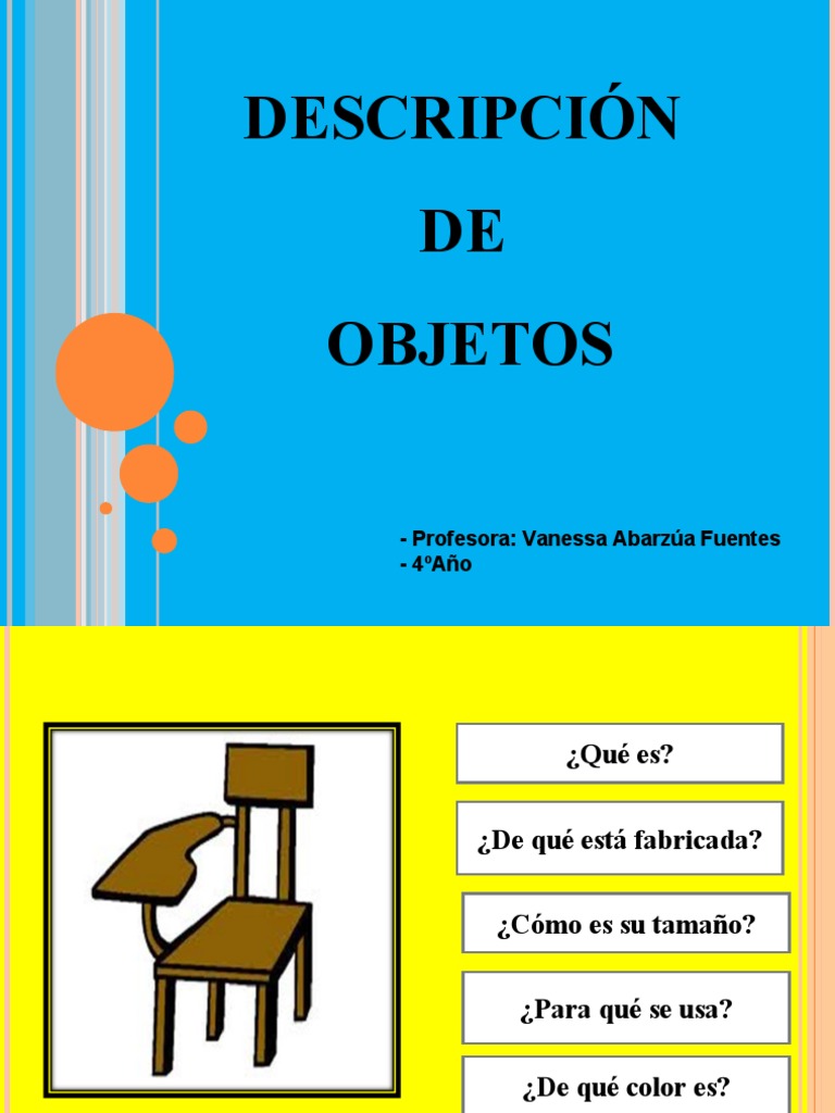 Descripción de Objetos | PDF