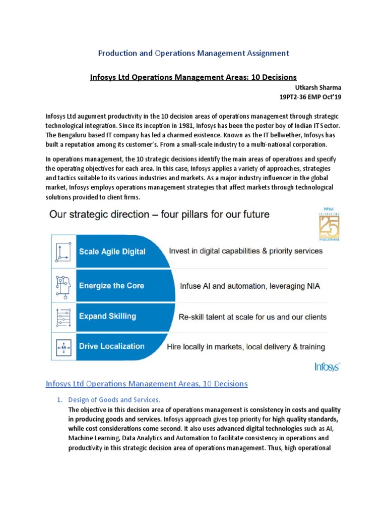 19PT2-36 - Operations Management Assignment | PDF | Operations ...