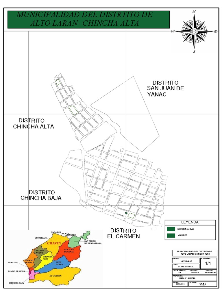 Plano Municipalidad Alto Laran | PDF