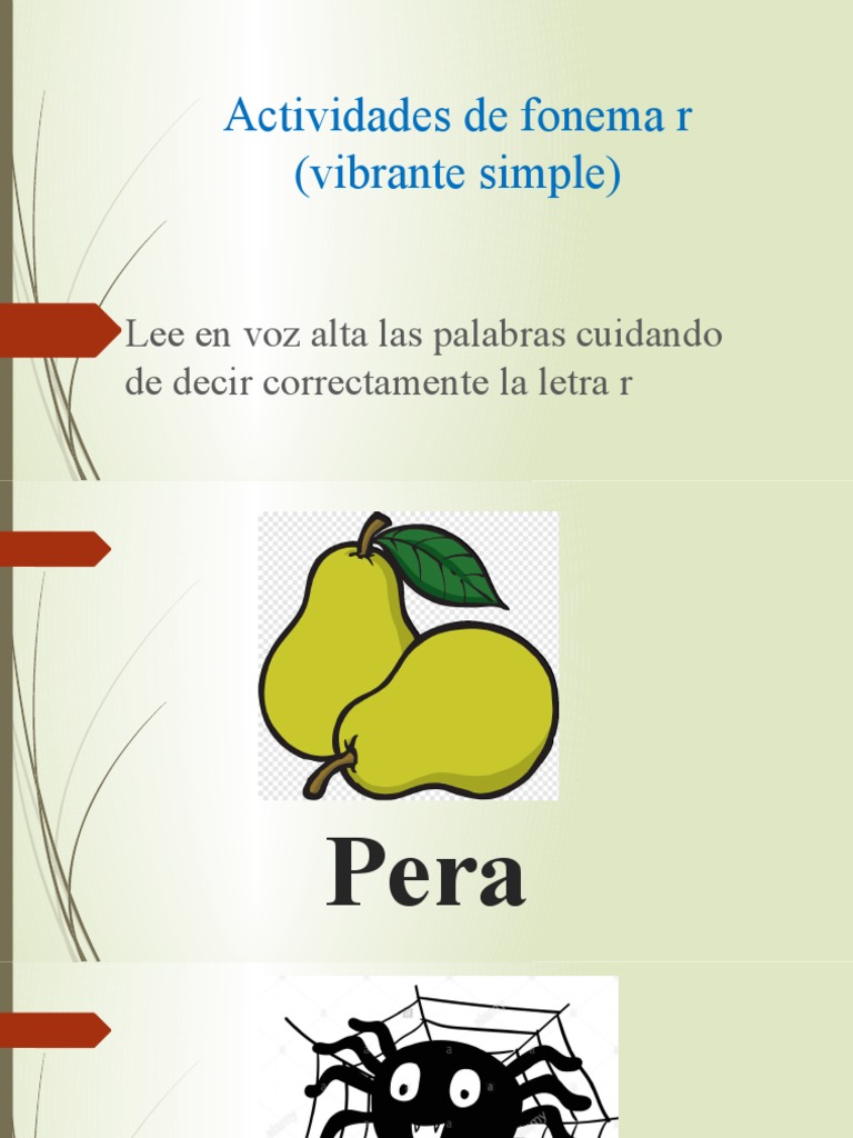 Actividades Fonema R Simple | PDF