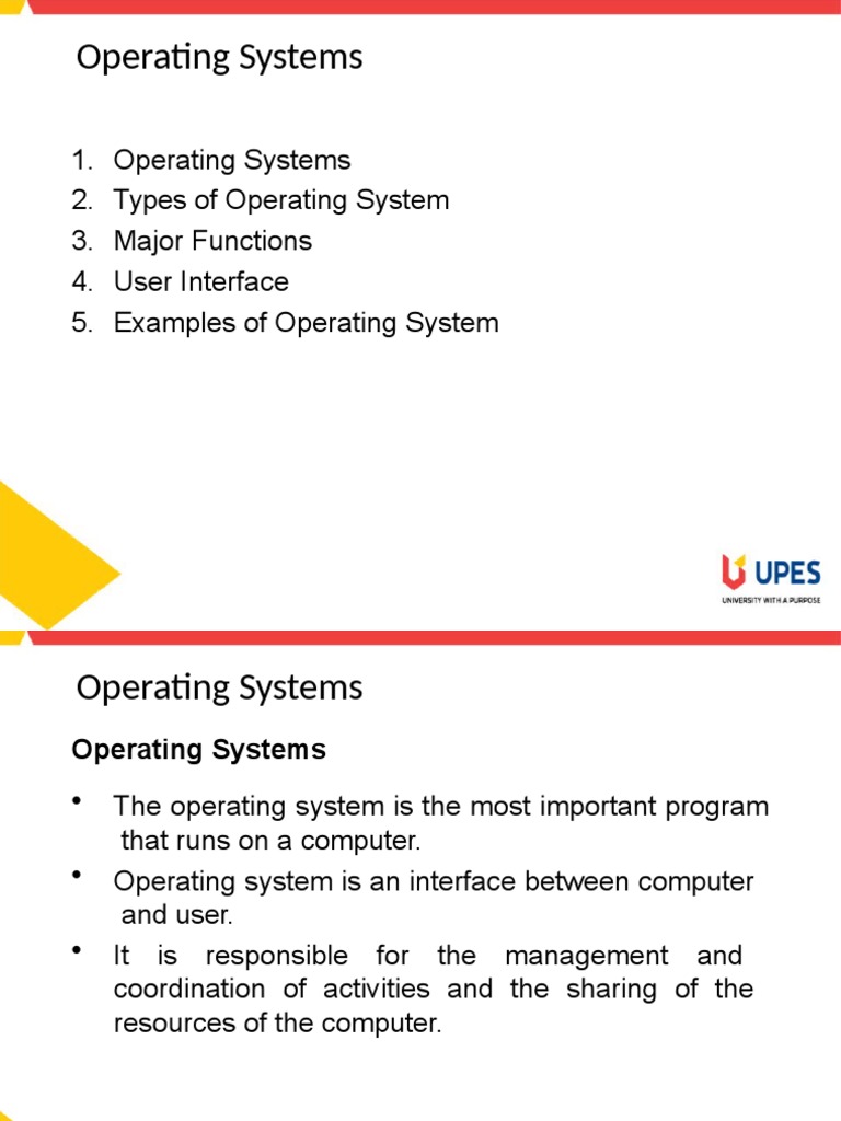 Operating Systems | PDF | Graphical User Interfaces | Operating System