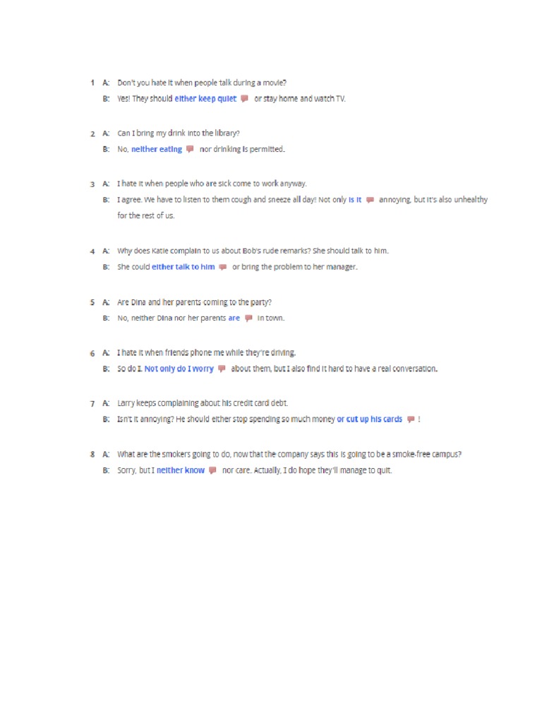 Lesson 2 Exercise 1, Summit 1 Unit 5 | PDF