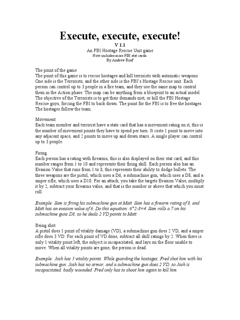 Execute, Execute, Execute!: Now Includes More FBI Stat Cards. by Andrew ...