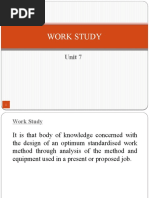 Standard Work Time Observation Sheet Template | PDF