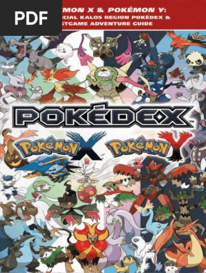 Pokemon X And Y Pokedex Book