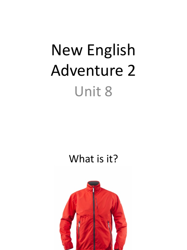 New English Adventure 2, Unit 8, Clothes Flashcards | PDF