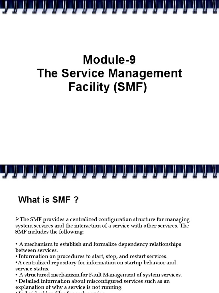 Solaris 10 SMF | PDF | File System | Computer Engineering