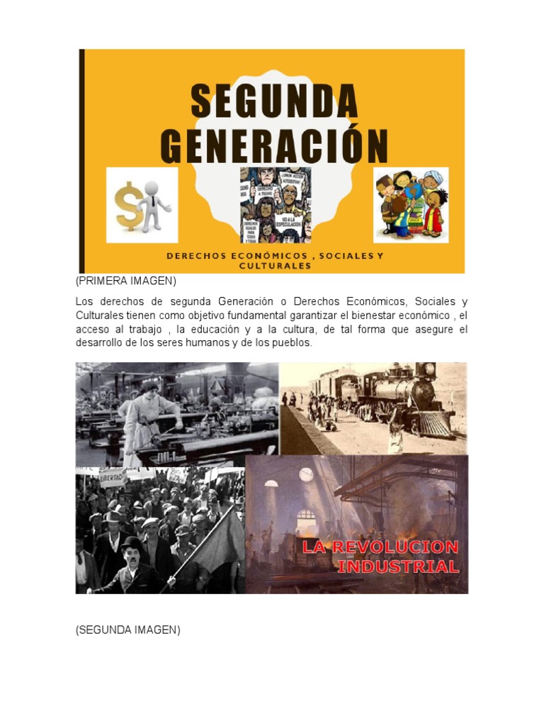 Segunda Generación | PDF