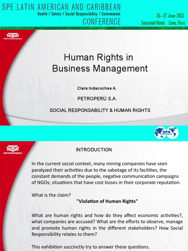 Human Rights in Business Management | PDF | Human Rights | Policy