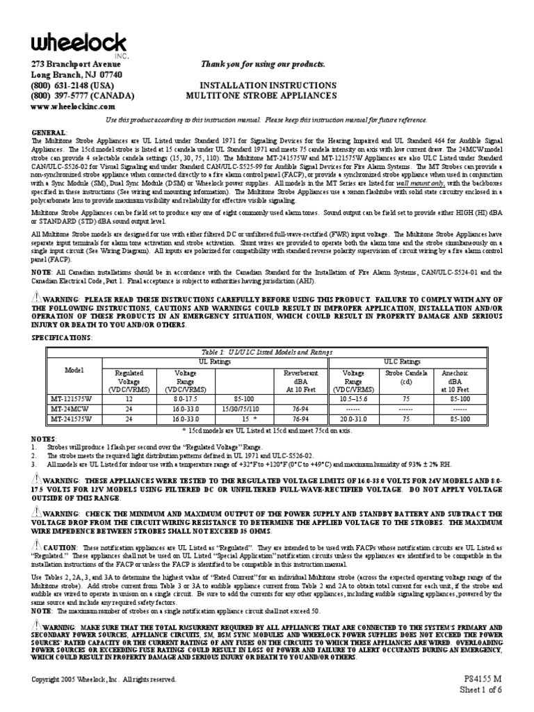 Cooper Wheelock - Uso Exterior | PDF | Electrical Wiring | Radio