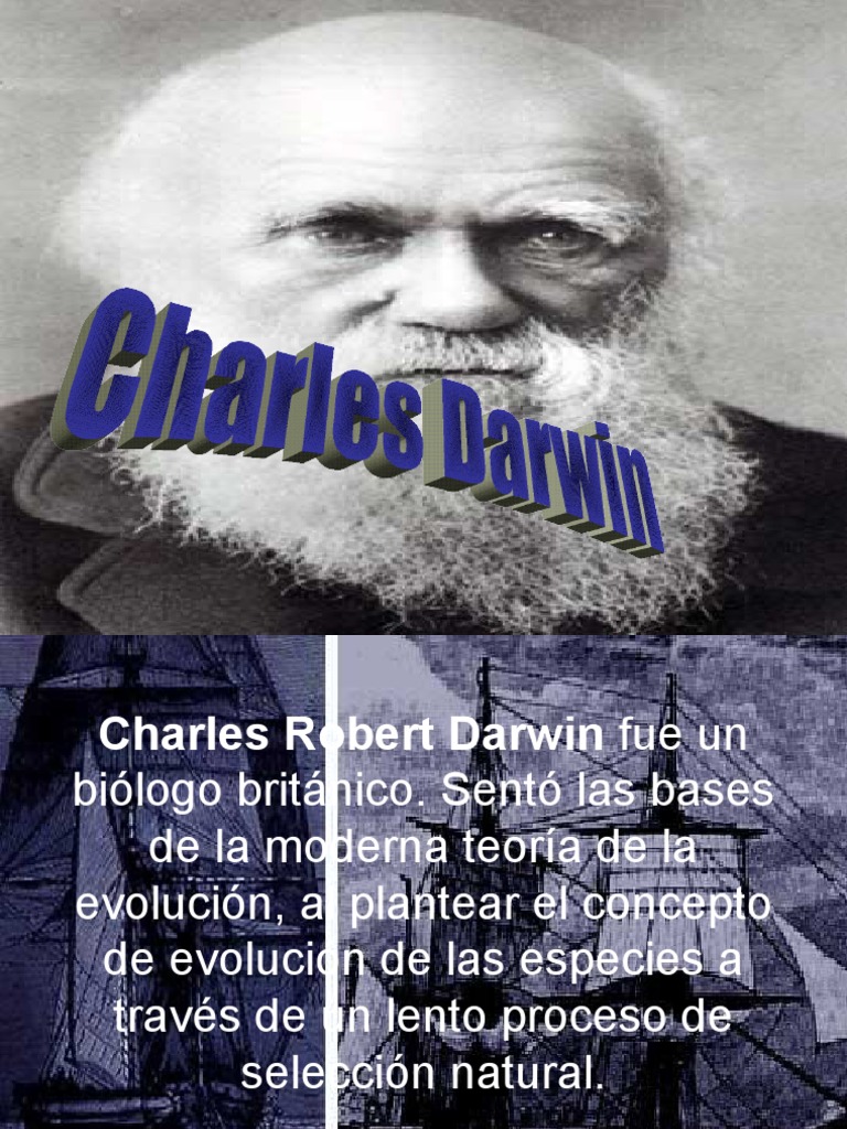 Presentación de Charles Darwin | Charles Darwin | Seleccion natural | Prueba gratuita de 30 días ...