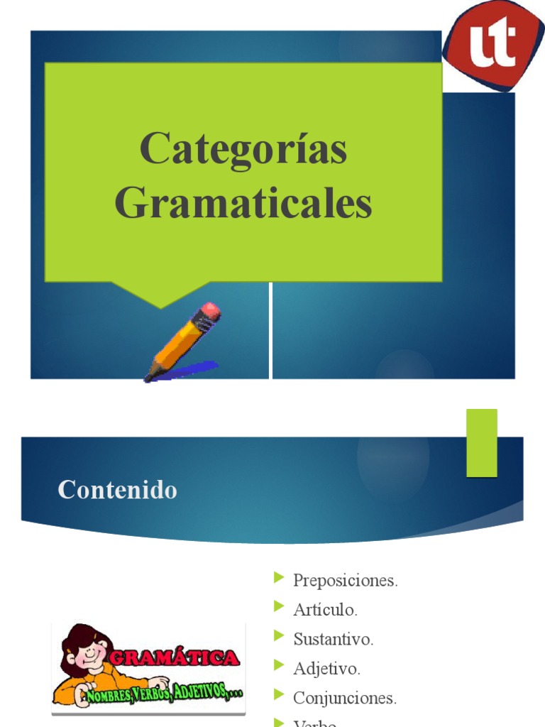 Guía de Categorías Gramaticales | PDF | Adverbio | Adjetivo