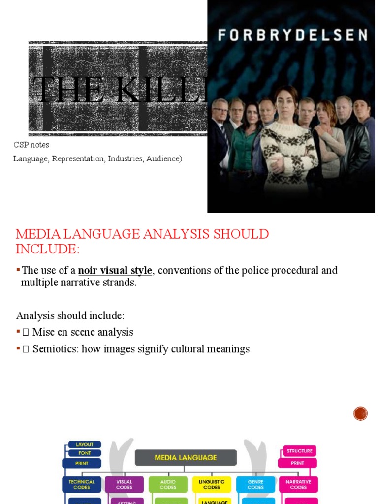 The Killing: CSP Notes Language, Representation, Industries, Audience ...