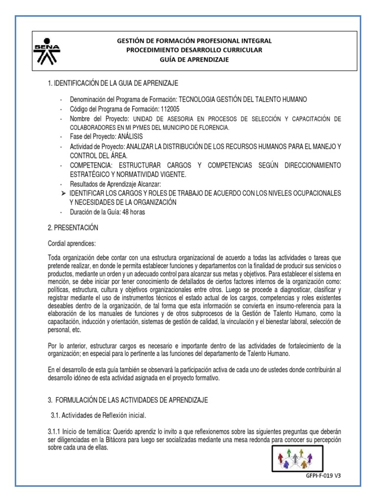 Guia de Aprendizaje-Identificar Cargos-Anàlisis | PDF | Planificación ...
