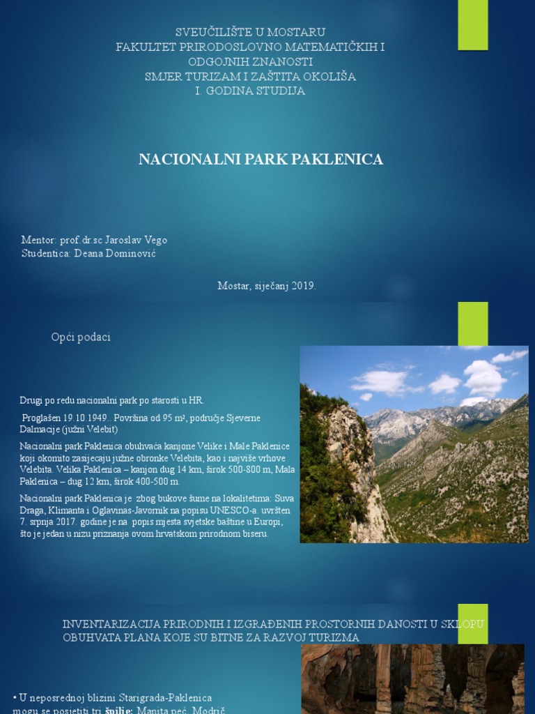 NP Paklenica | PDF
