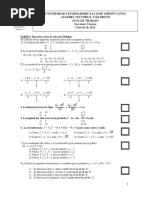 Practica Matematicas BXM 2025 | PDF | Tangente | Geometría Elemental