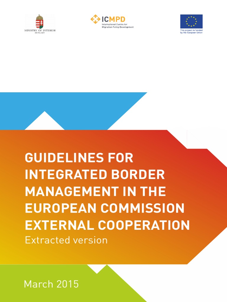 Guidelines For Integrated Border Management in The EC External ...