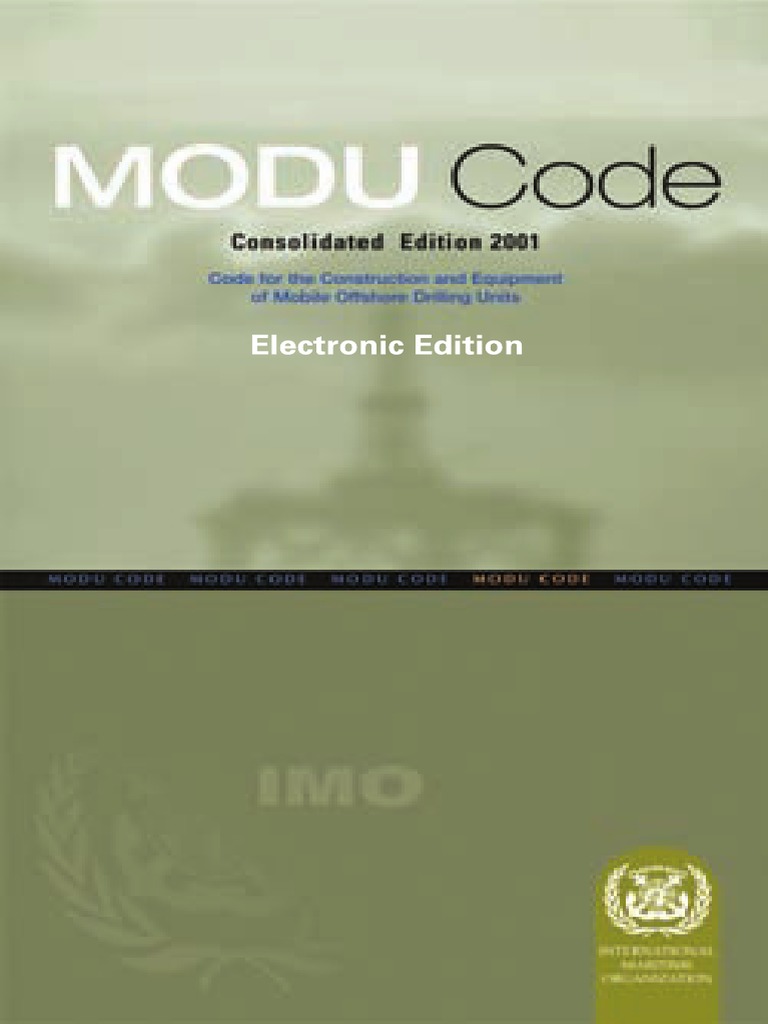 Imo Code Modu Code 2001 Pdf Boiler Transport