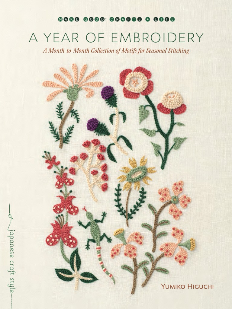 A Year of Embroidery - Sample Projects PDF | PDF | Embroidery