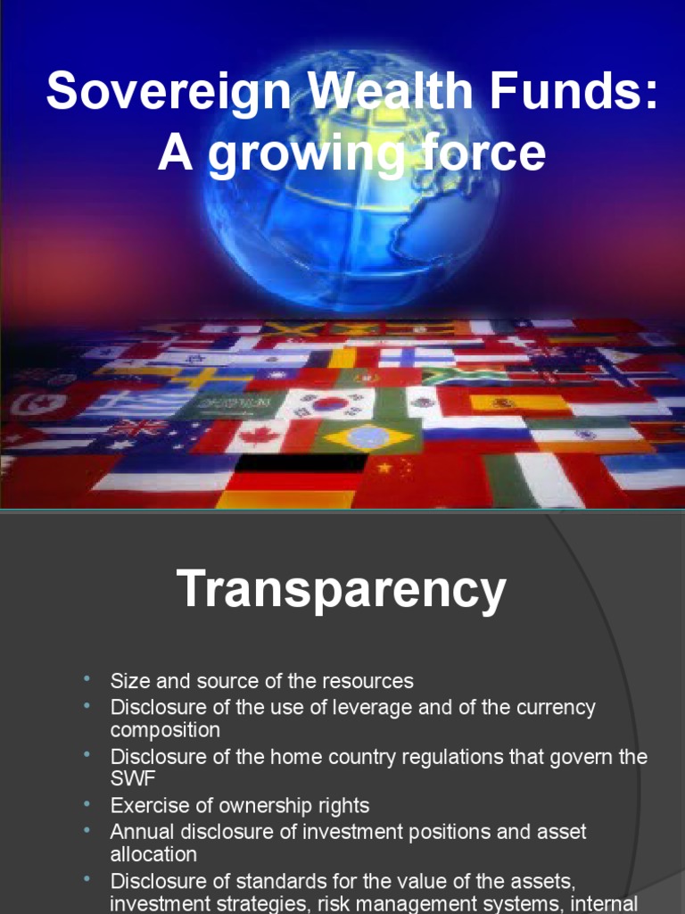 Sovereign Wealth Funds: A Growing Force | PDF | Economies | Investing