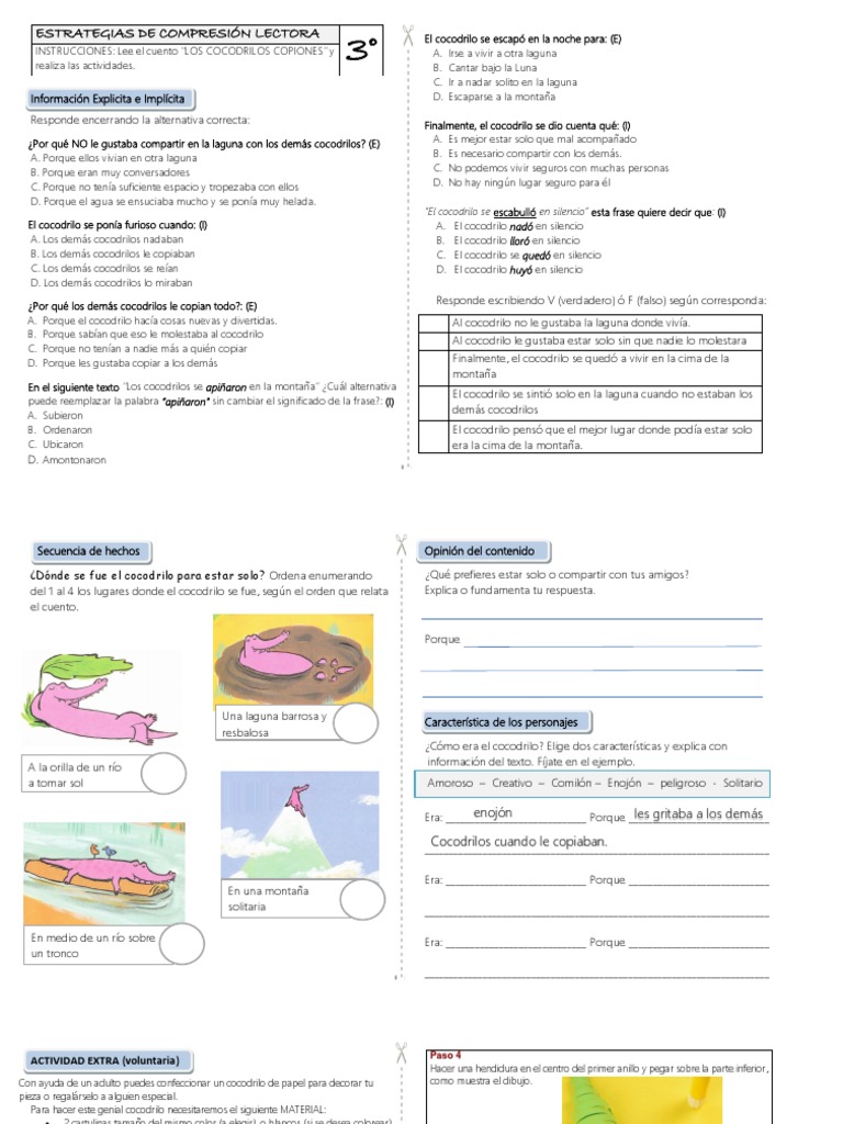 Clase 16 Los Cocodrilos Copiones | PDF