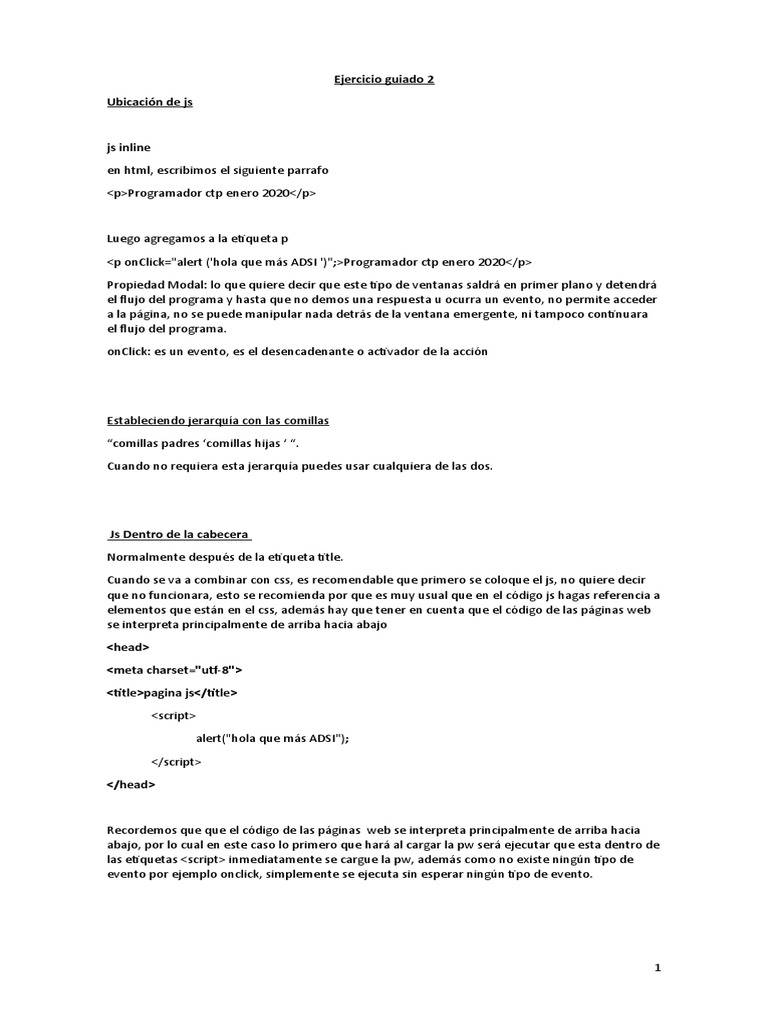 Ejercicio Guiado 2 | PDF | HTML | Hojas de estilo en cascada