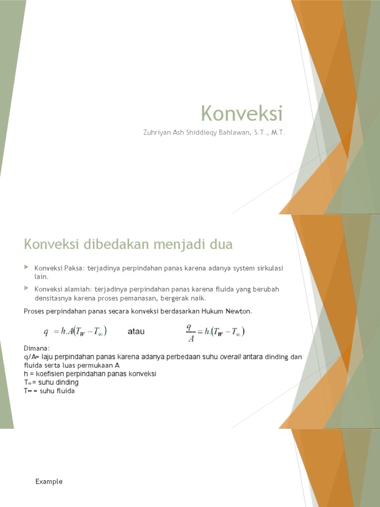 Konveksi: Jenis, Hukum, dan Contoh | PDF | Metode & Bahan Ajar