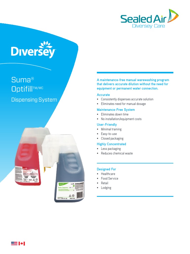 Suma® Optifill: Dispensing System | PDF | Chemistry | Nature