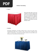 10 Simple Basic Table Skirting Design For Beginners | PDF | Grilling ...
