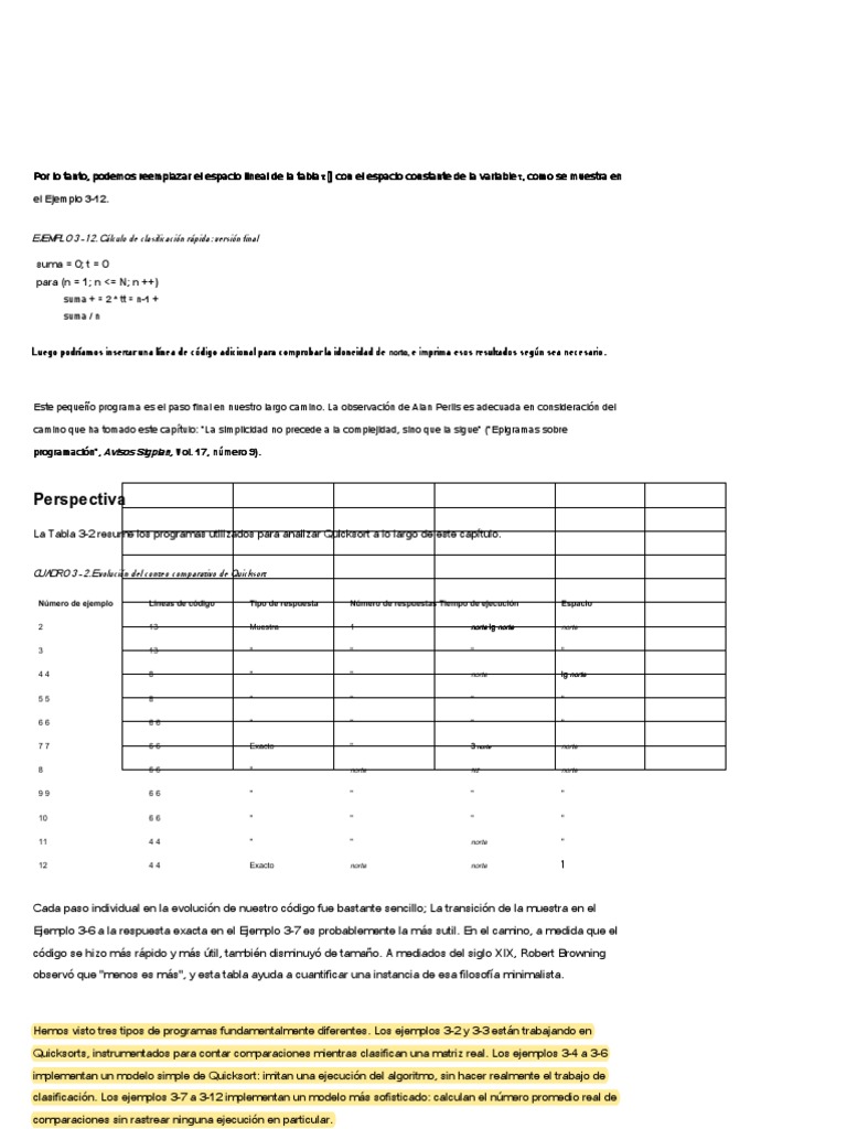 Beautiful Code - Cap3 - Pt2.en - Es - Leido | PDF | Programa de computadora | Programación