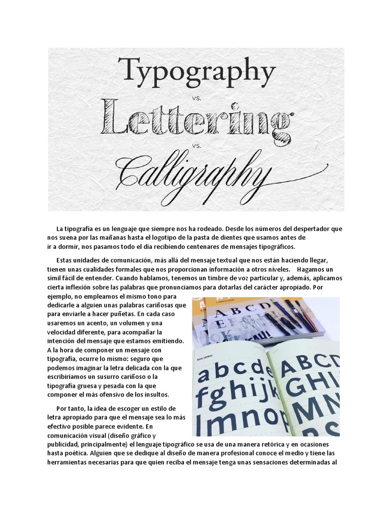 Lettering | PDF