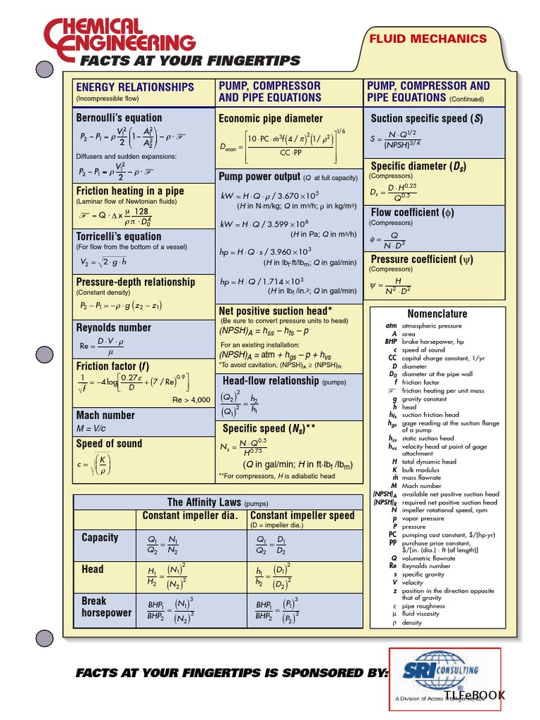 Facts at Your Fingertips-200410-Fluid Mechanics | PDF | Fluid Dynamics ...
