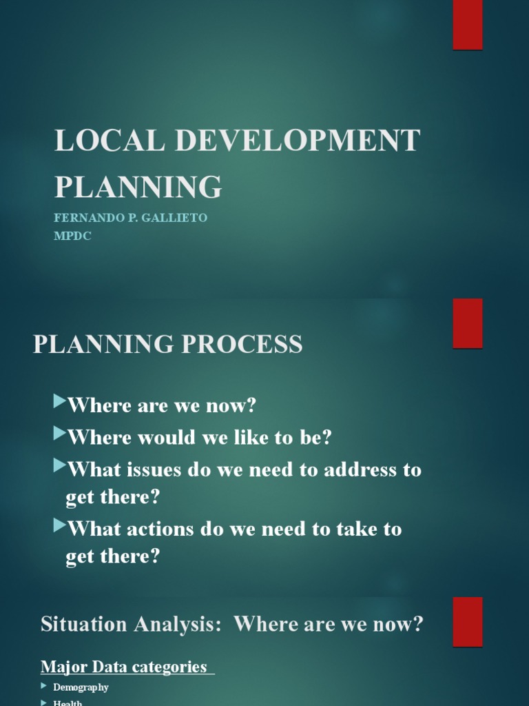 Local Development Planning | PDF | Economies | Business