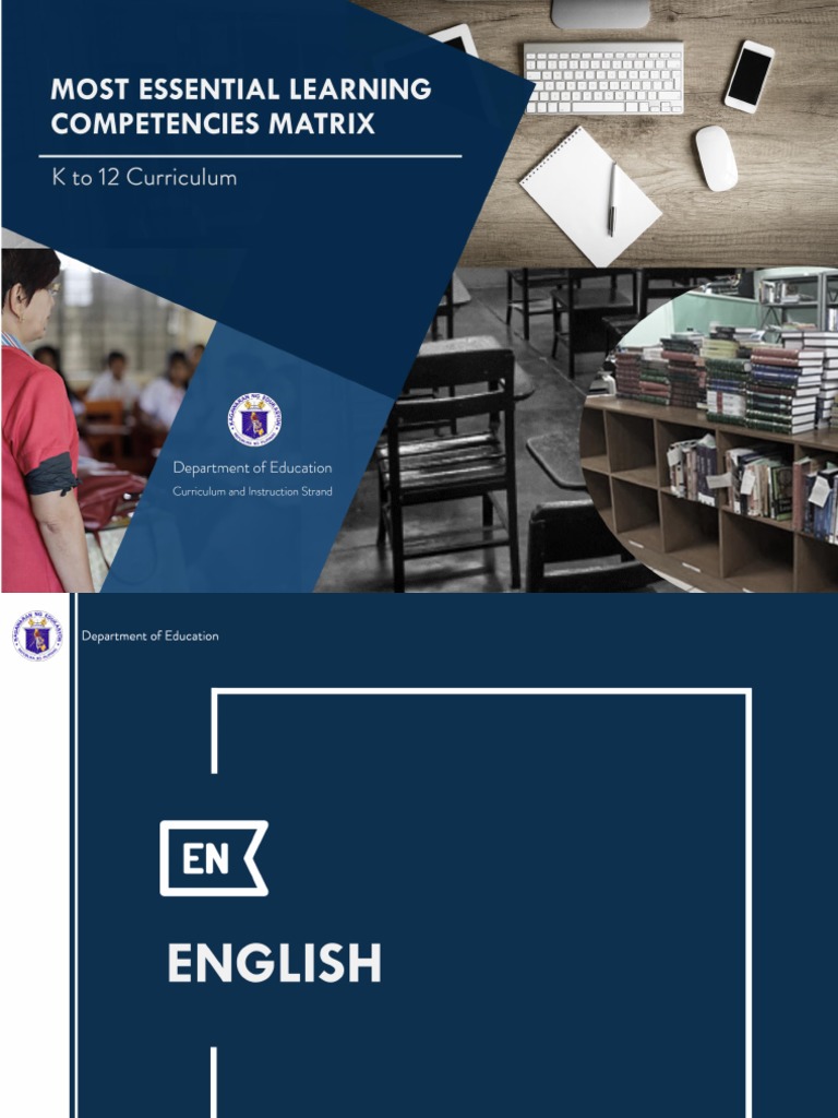 ENGLISH - Most-Essential-Learning-Competencies-Matrix | PDF ...