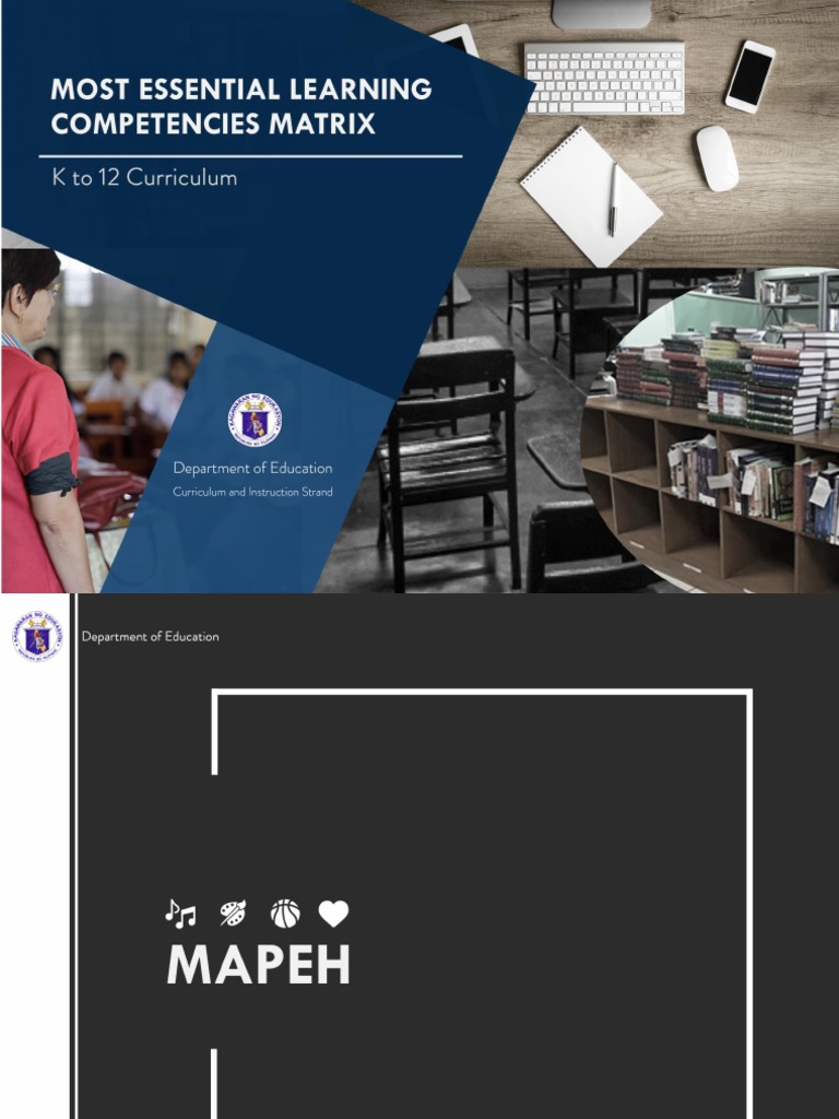 MAPEH - Most-Essential-Learning-Competencies-Matrix | PDF | Rhythm | Curriculum