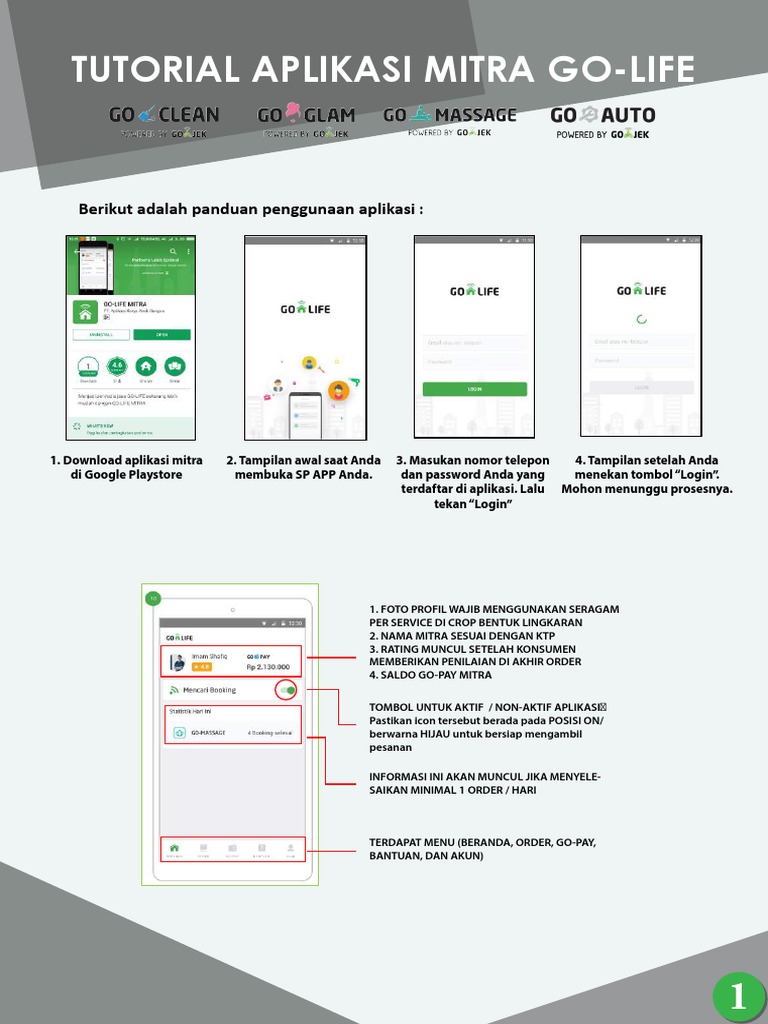 Panduan Mitra Go-Life | PDF