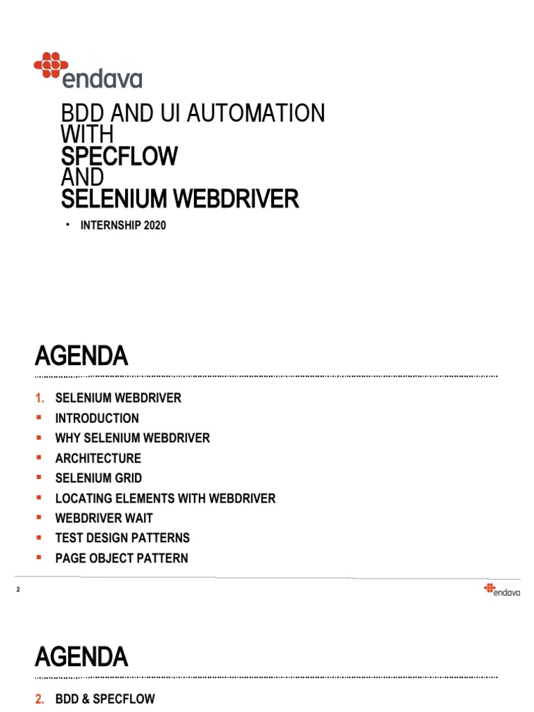 Selenium Webdriver & BDD With Specflow | PDF | Selenium (Software) | Software Engineering