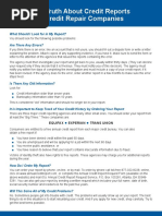 Credit Repair Letters To Remove Debt Strawman | PDF | Credit History ...