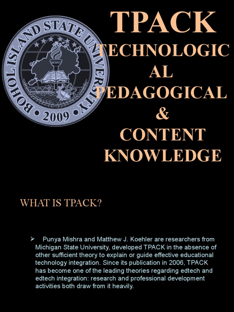 Tpack - Framework | PDF | Educational Technology | Pedagogy