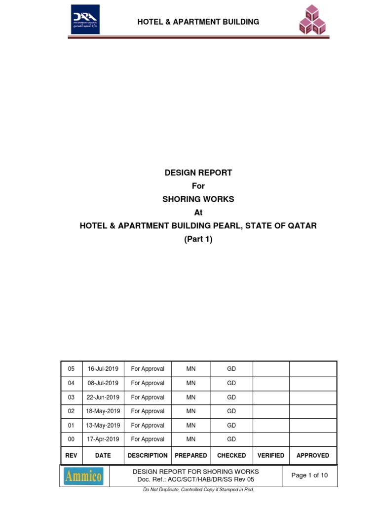 Design Report of Shoring System Rev 5 | PDF | Bending | Materials Science