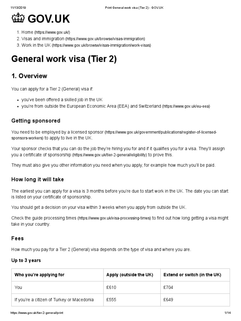 Print General Work Visa | PDF | Travel Visa | Academic Degree