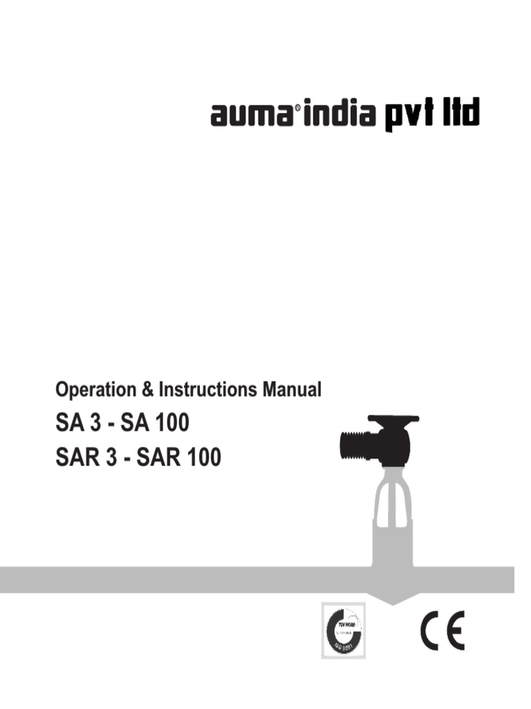 AUMA Actuator Operation Manual | PDF | Electrical Connector | Switch