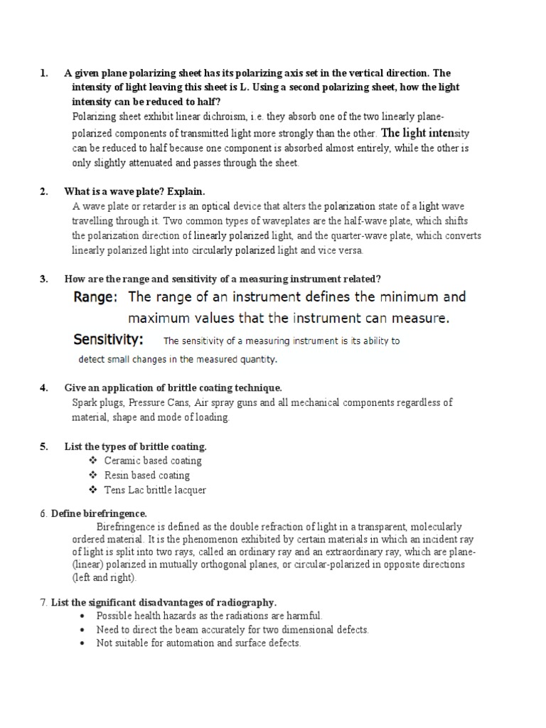 Understanding Polarization, Waveplates, and Brittle Coatings: An In ...