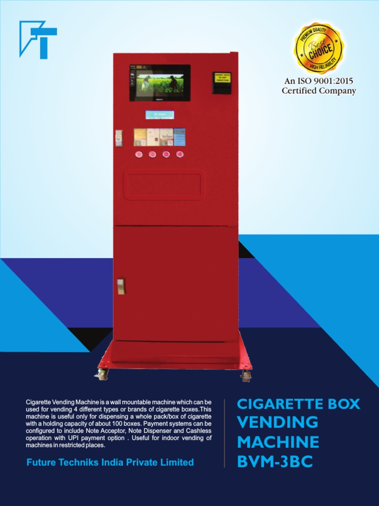 Cigarette Pack Vending Machine | PDF | Vending Machine | Cash